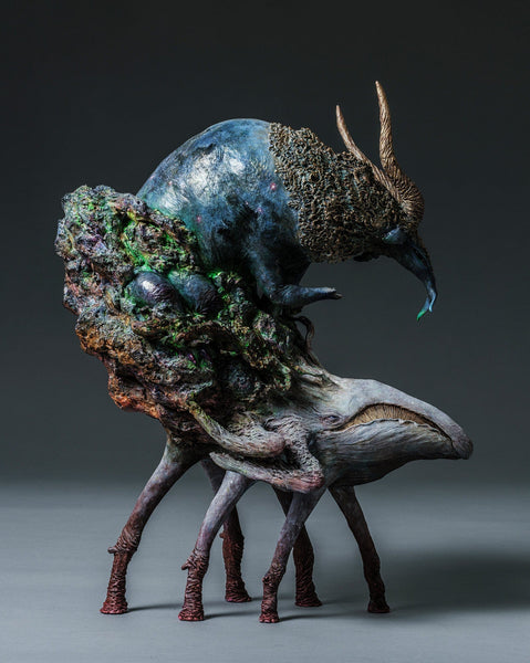 Akishi Ueda - 'Starlamp' - clay, resin & acrylic paint | Beinart Gallery