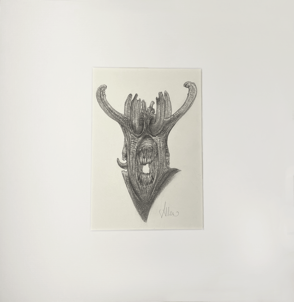 Allen Williams - "Teeth" - graphite on paper | Beinart Gallery