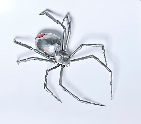 Callan Morgan - 'Latrodectus' - stainless steel sculpture | Beinart Gallery
