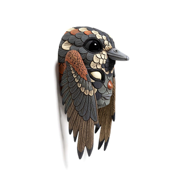 Calvin Ma - "Blend In Mask (Harlequin Duck)" - ceramic, glaze | Beinart ...