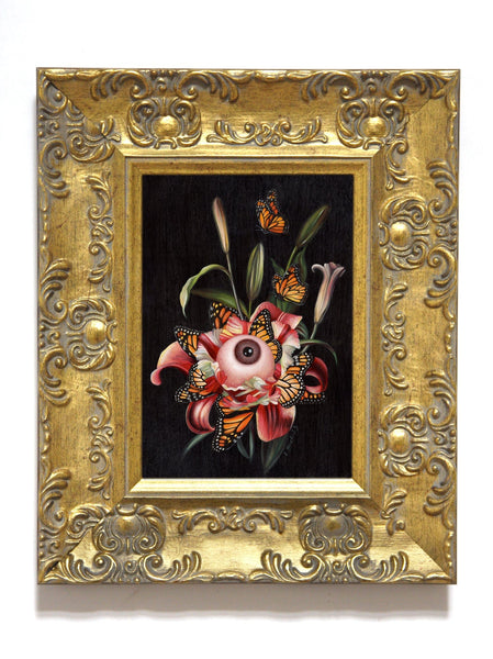 Emma Black - "Swimming Alone" - oil on board | Beinart Gallery