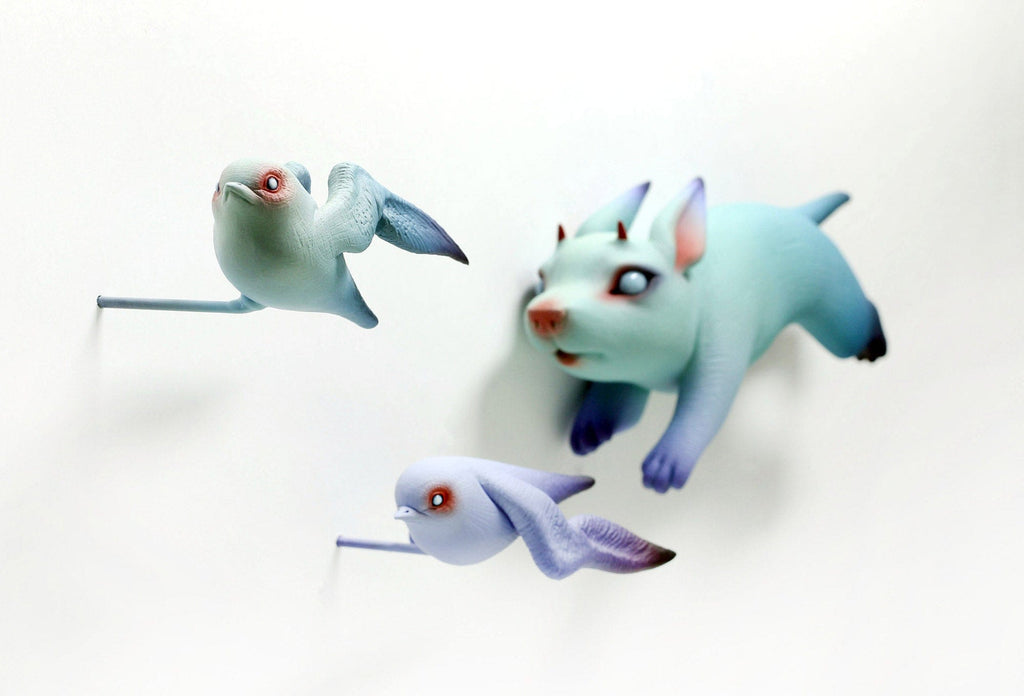 Erika Sanada - "Chikkoi Warrior - Follow" - ceramic, cold finish ...