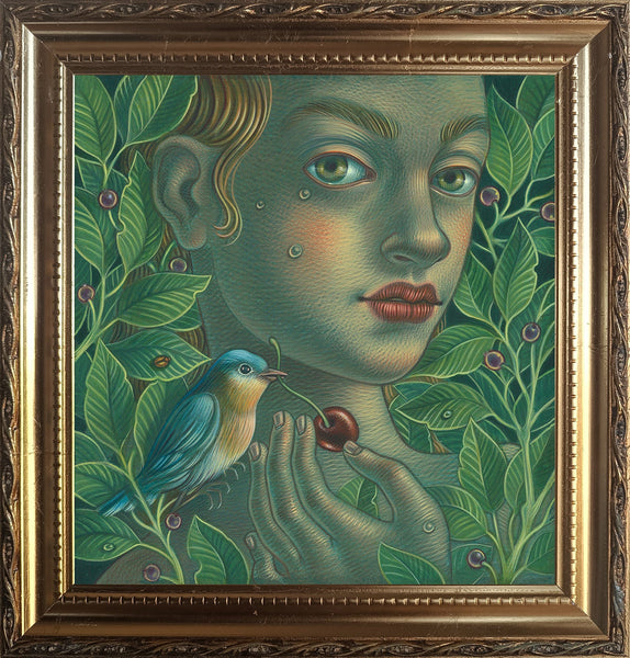 Gerlanda di Francia - 'To Give to Keep' - acrylic on wood panel ...