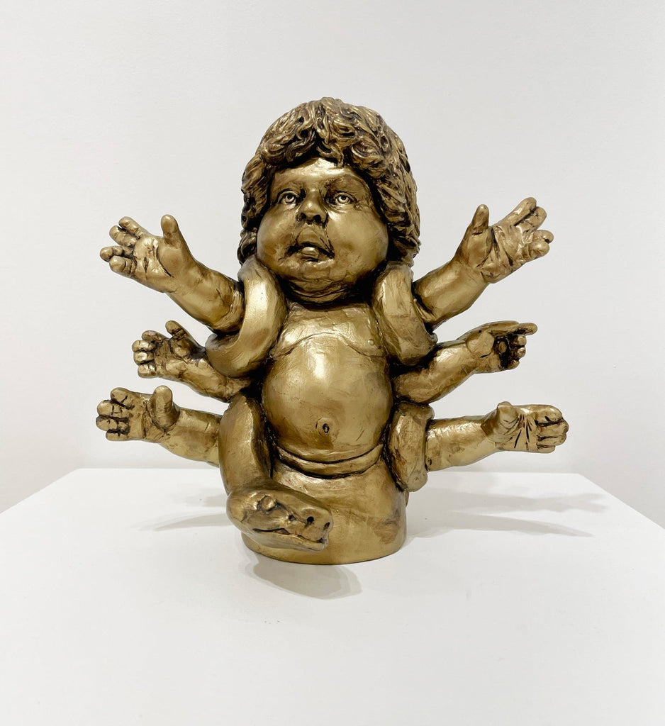 Jamie Bates - "Snake Baby" - apoxie clay, paint & vinyl Toddlerpillar ...