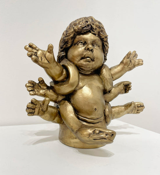 Jamie Bates - "Snake Baby" - apoxie clay, paint & vinyl Toddlerpillar ...