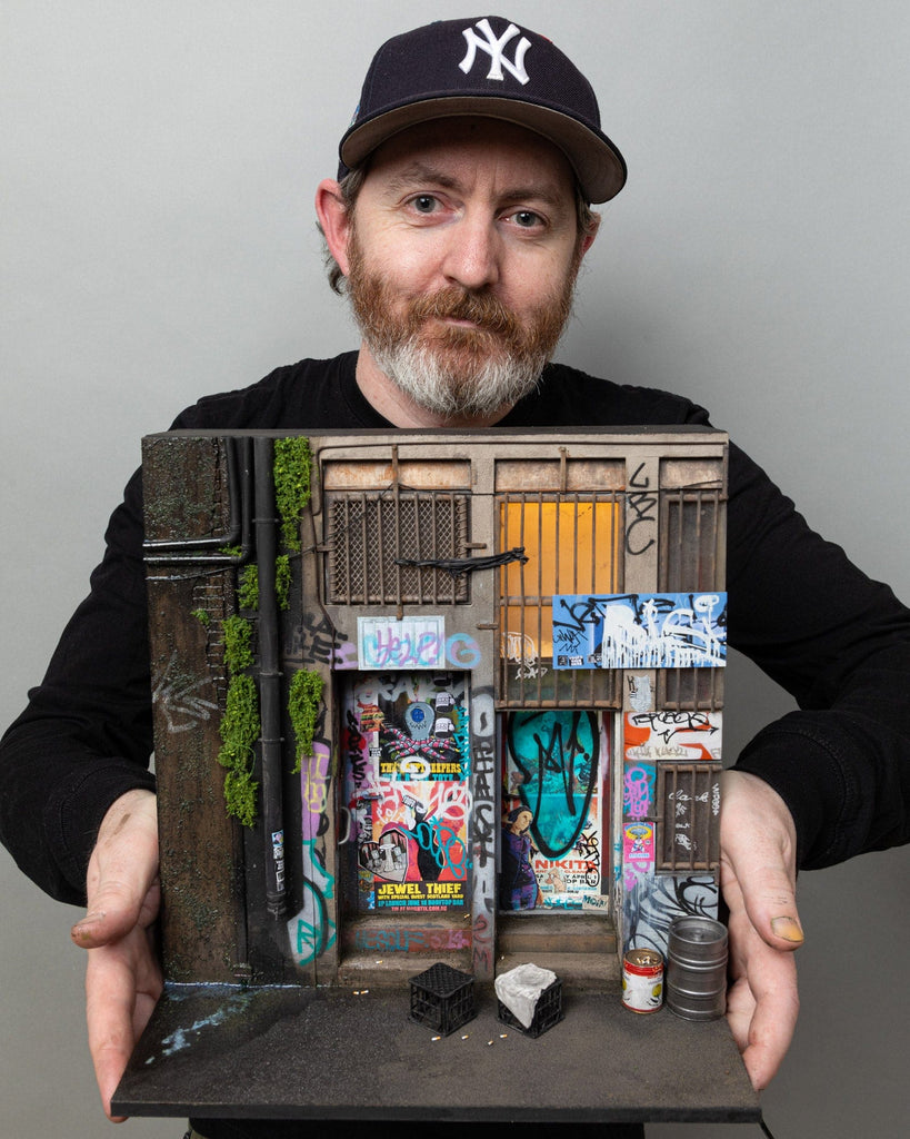 Joshua Smith - "Stevenson Lane" - MDF, balsa wood, resin, styrene, pap ...