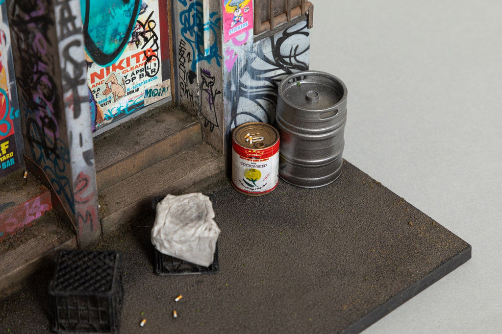 Joshua Smith - "Stevenson Lane" - MDF, balsa wood, resin, styrene, pap ...