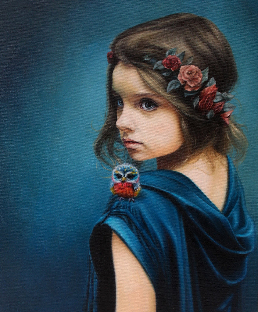 Julian Clavijo - "Girl Of The Enchanted Forest" - oil on canvas ...