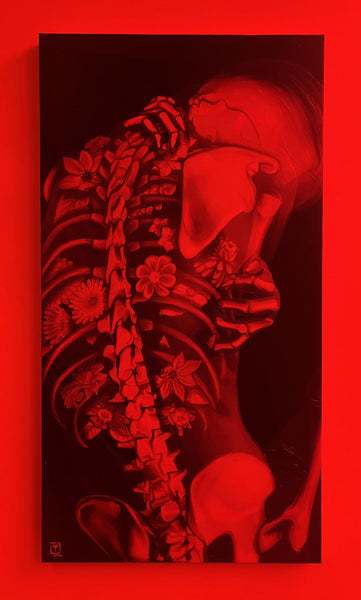 Kat Young - 'Roots of Resilience' - acrylic on canvas | Beinart Gallery