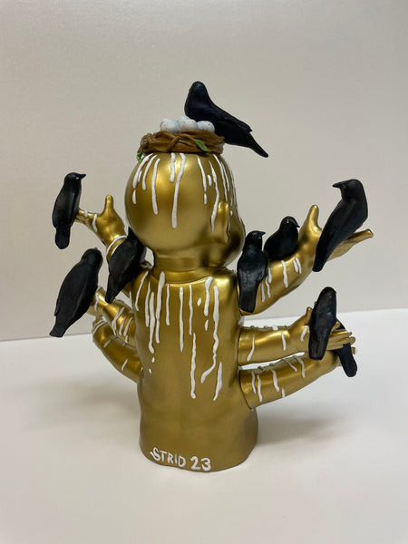 Linnea Strid - "No Gods, No Masters" - oil paint, acrylics, spray pain ...