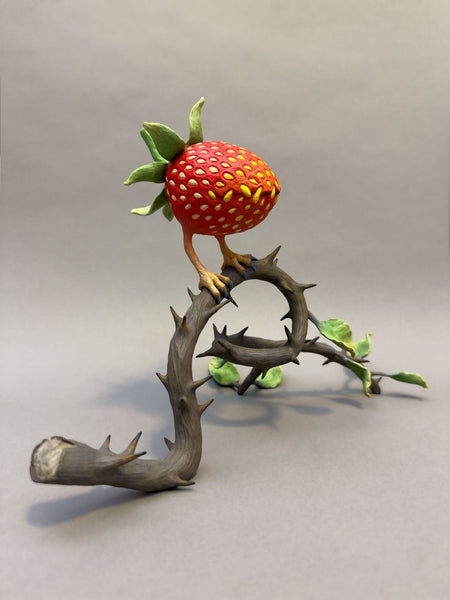 Melissa Sue Stanley - 'A Curious Caution' - polymer clay and acrylic p ...