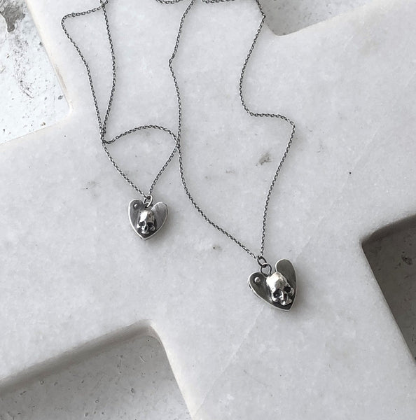 Emma Rea - Mini Skull Love Lock Necklace | Beinart Gallery