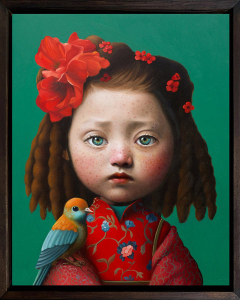 Olga Esther - "Seed 2" - oil on panel | Beinart Gallery