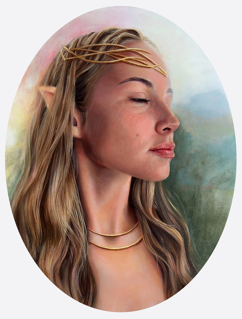 Rachel Perrin - "Ayahuasca" - oil on timber board | Beinart Gallery