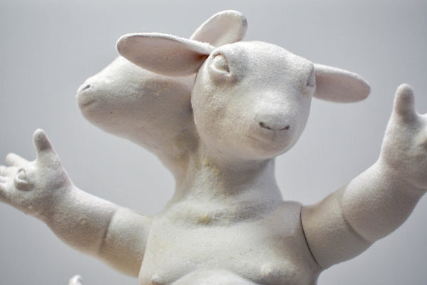 Rachel Power - "Jude" - polymer clay, paint, flocking & vinyl Toddlerp ...