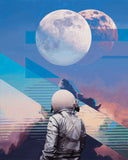 Scott Listfield - "Moon And A Half" - oil on canvas | Beinart Gallery