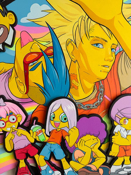 Izzy Faith V - 'Whoooa! That's Good Squishee' - acrylic, acrylic gouac ...