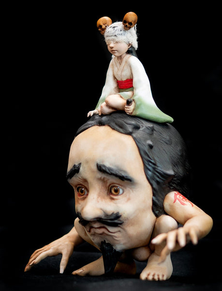 Tokyo Jesus - 'Gotaimen with The Collector' - resin, acrylic, lacquer ...