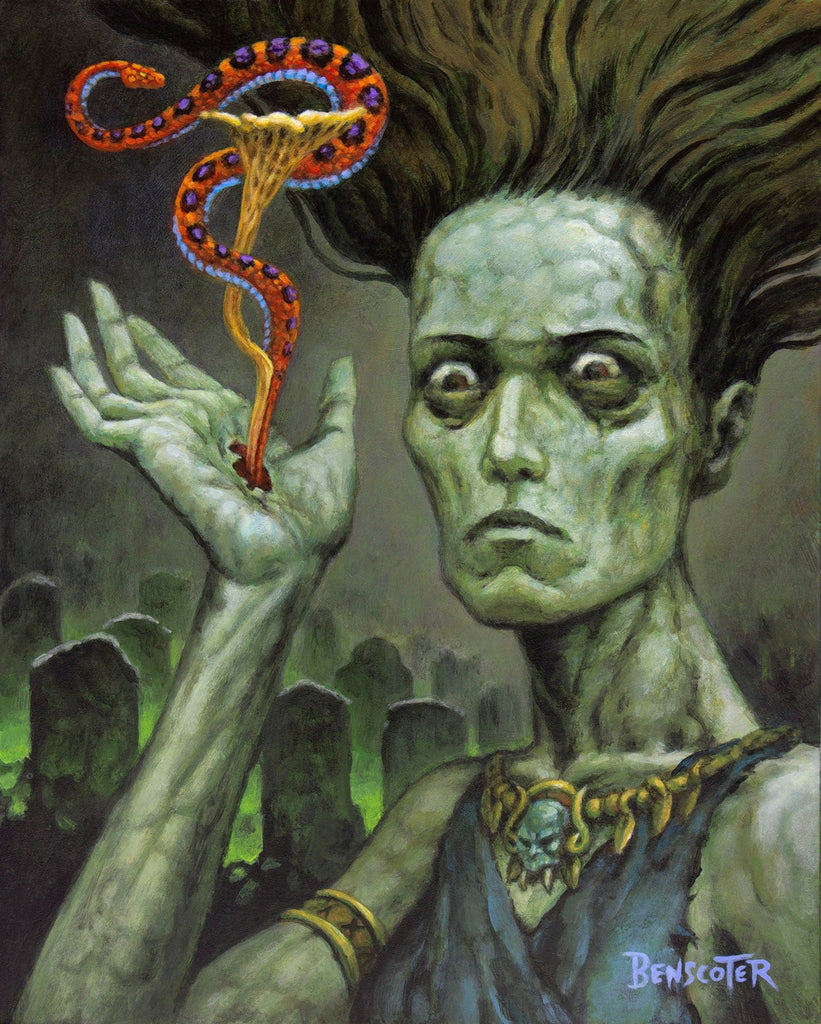 Wes Benscoter - "The Invocation" - acrylic on panel | Beinart Gallery