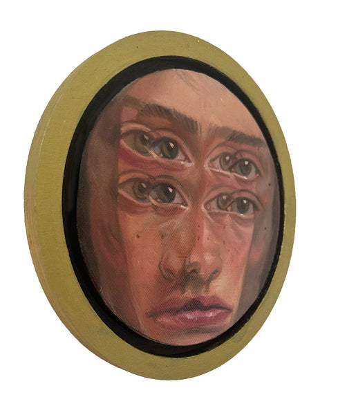 Alex Garant - 'Round Study' - oil on canvas panel | Beinart Gallery