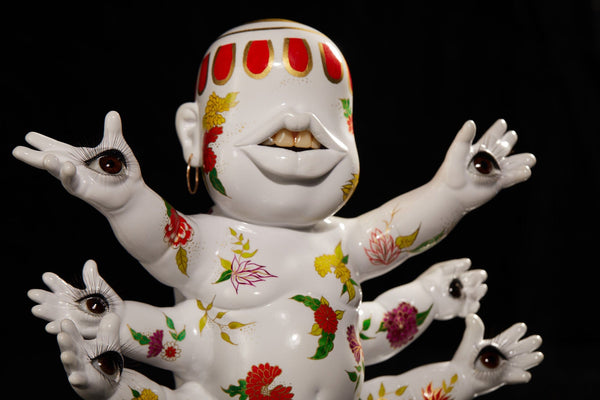 Kelley Benes (Beans of John) - "Donna" - epoxy clay, acrylic paint, gl ...