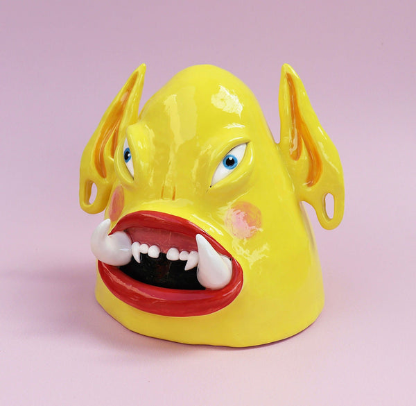 Ginklet - "Haylee the Goblin" - ceramic clay and underglaze | Beinart ...