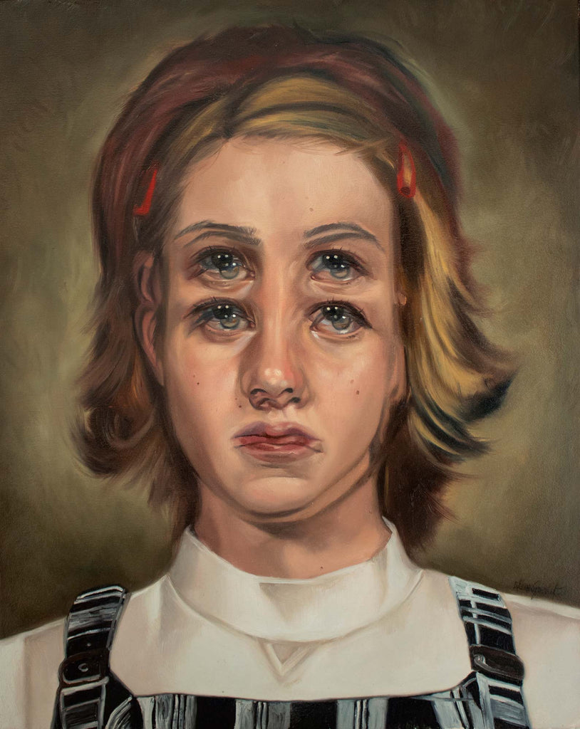 Alex Garant - "Butterfly, Baby" - oil on canvas | Beinart Gallery