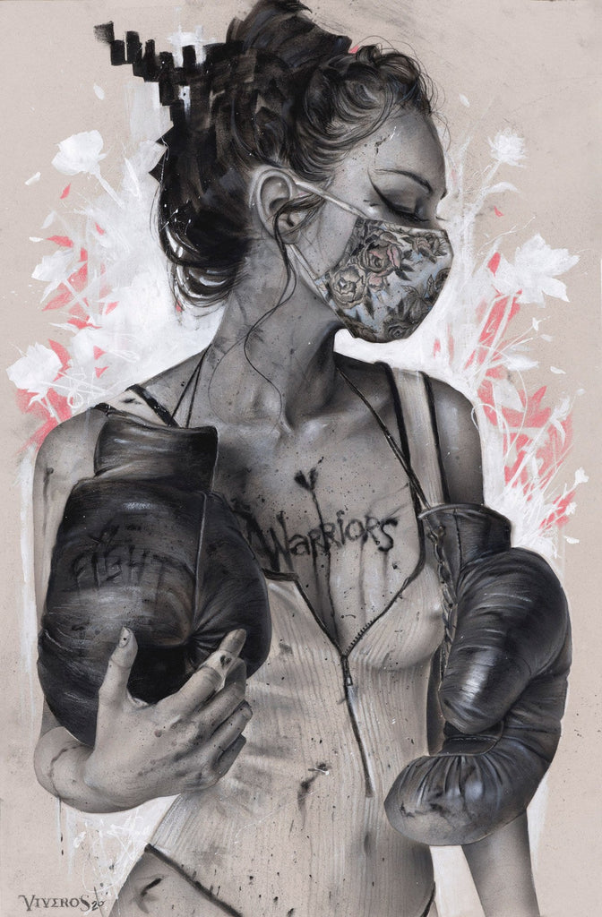 Brian M. Viveros - "Unbreakable" - charcoal, pastel, graphite, airbrus ...