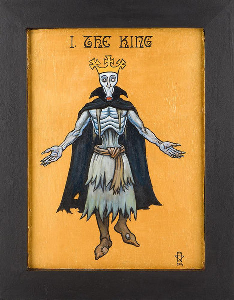 Christopher Ulrich - “The King” - oil on board | Beinart Gallery