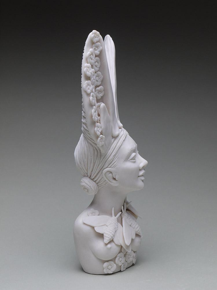 Crystal Morey - 'Lush Anthesis: Townsend Big Eared Bat with Primrose S ...