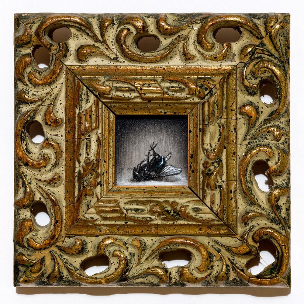 Jean Labourdette (Turf One) - "Dead Fly" - acrylic and oil on panel wi ...