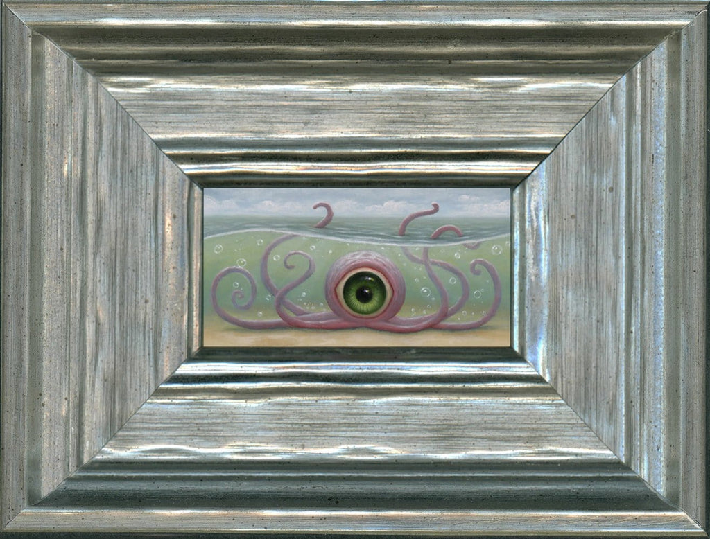 Matt Dangler - "Spytopus" - oil on board | Beinart Gallery