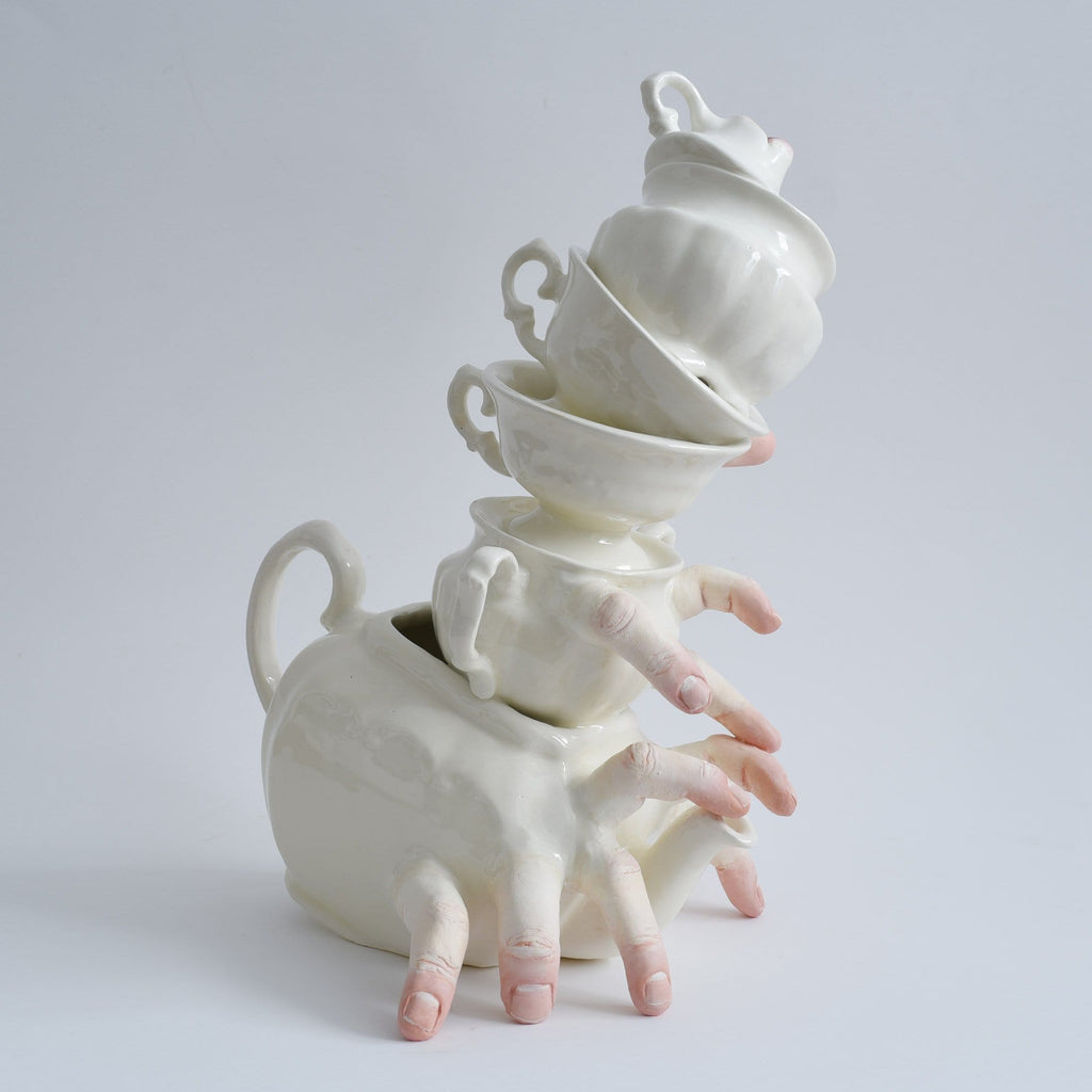 Ronit Baranga - "Creature #5" - clay, glaze, acrylic paint | Beinart ...