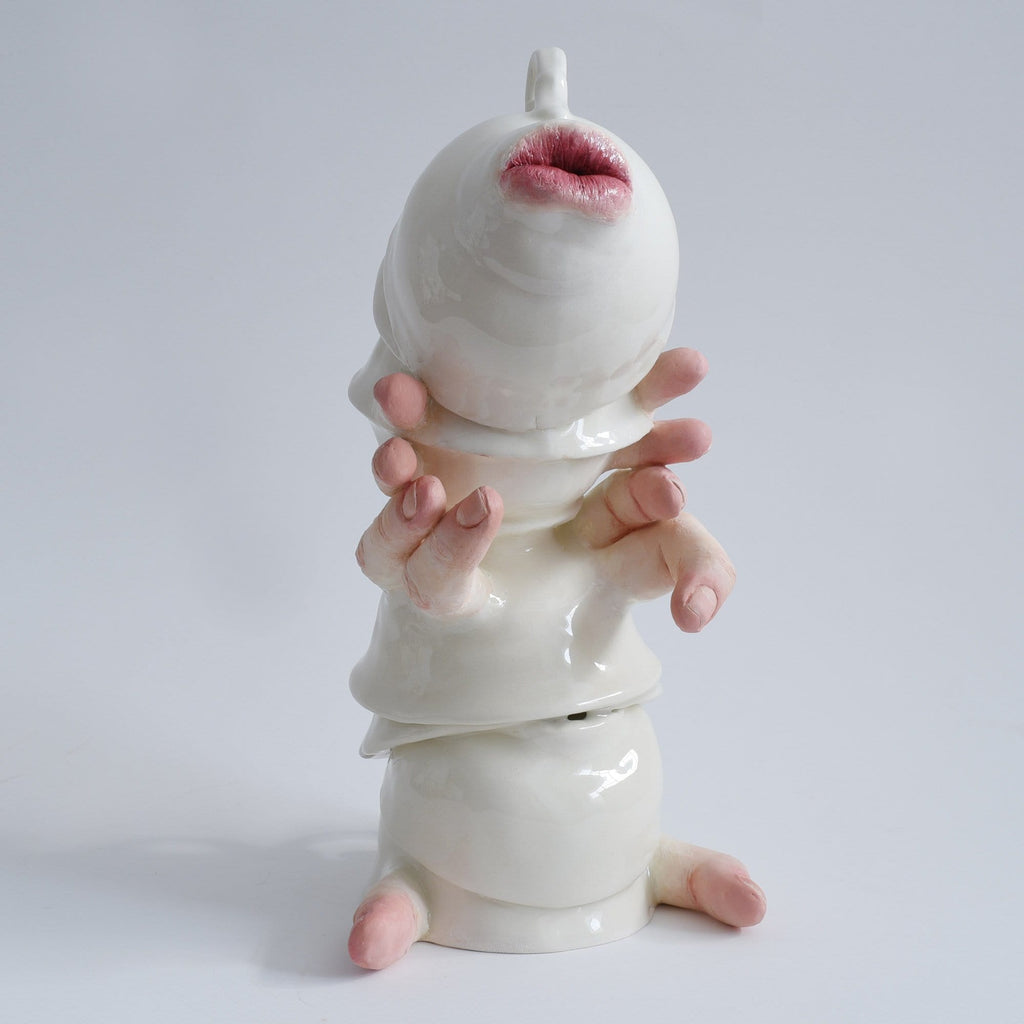 Ronit Baranga - "Creature #7" - clay, glaze, acrylic paint | Beinart ...