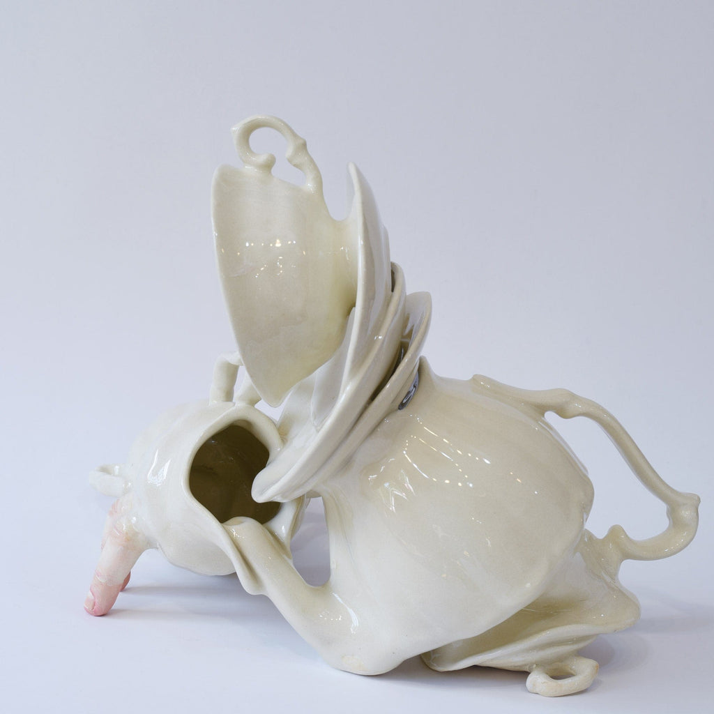 Ronit Baranga - "The Intimate Series (2023) #6" - clay, glaze, acrylic ...