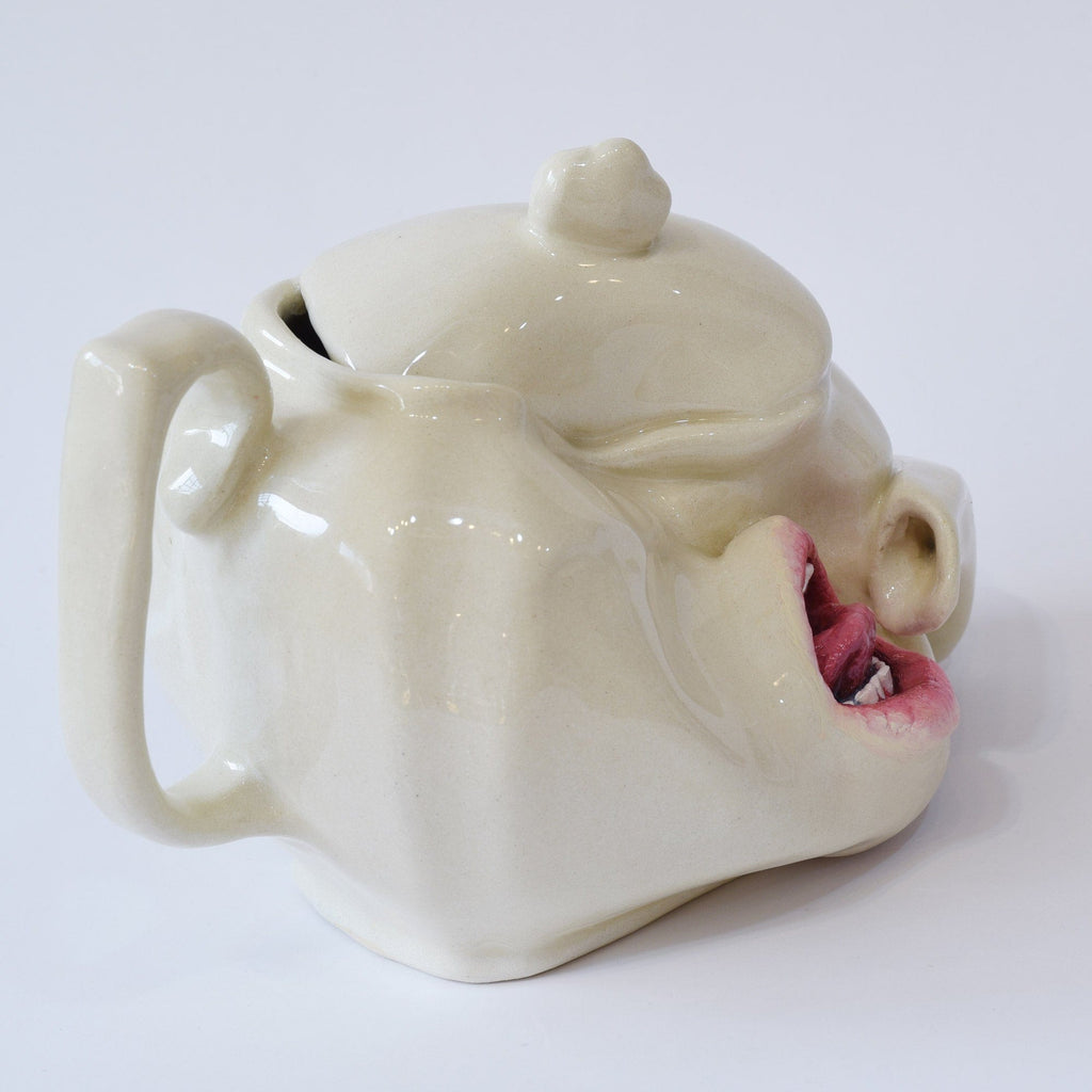 Ronit Baranga - "The Intimate Series (2023) #7" - clay, glaze, acrylic ...