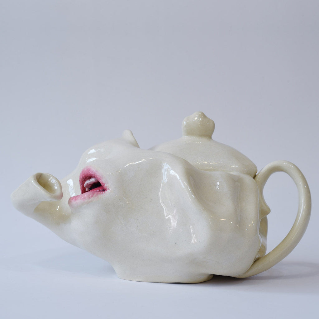Ronit Baranga - "The Intimate Series (2023) #8" - clay, glaze, acrylic ...