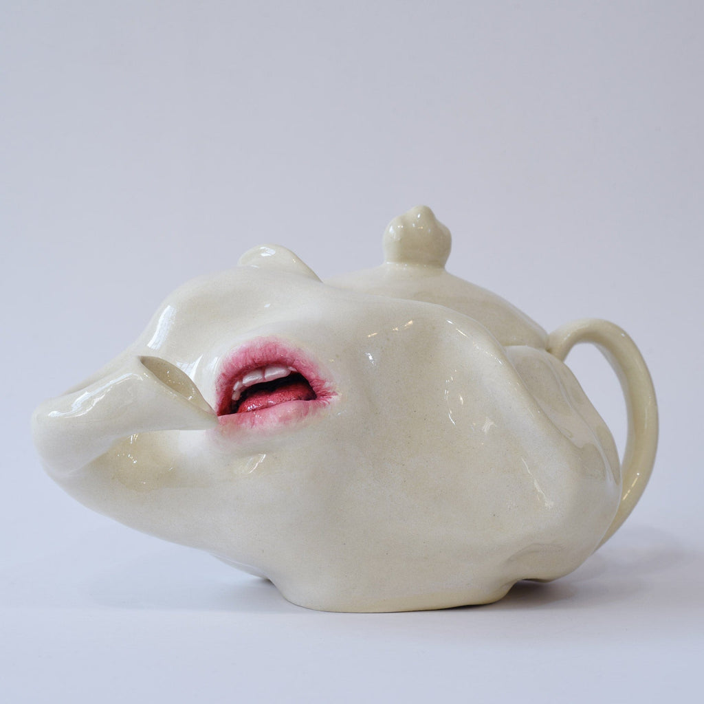 Ronit Baranga - "The Intimate Series (2023) #8" - clay, glaze, acrylic ...