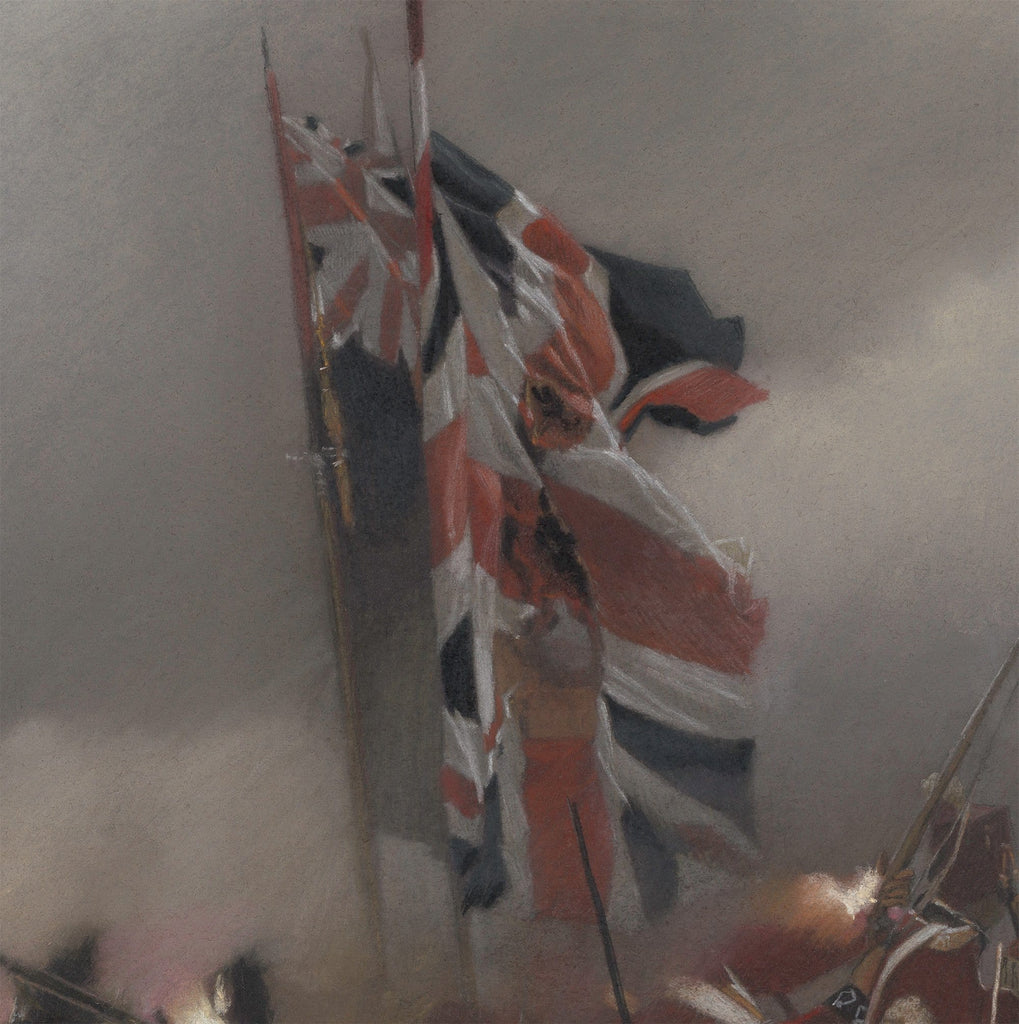 Sean Layh - "Grapeshot" - tinted charcoal, conte, pastel | Beinart Gallery