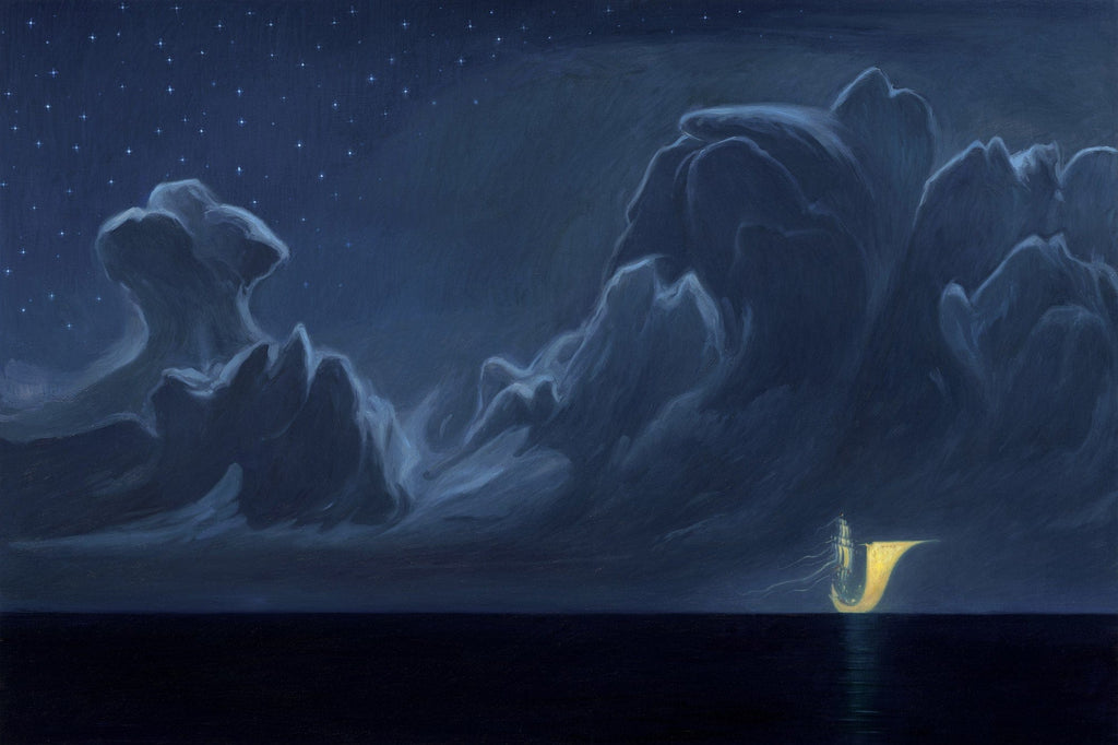 Shaun Tan - "The Coming of the Rabbits" - acrylic and oil on paper ...