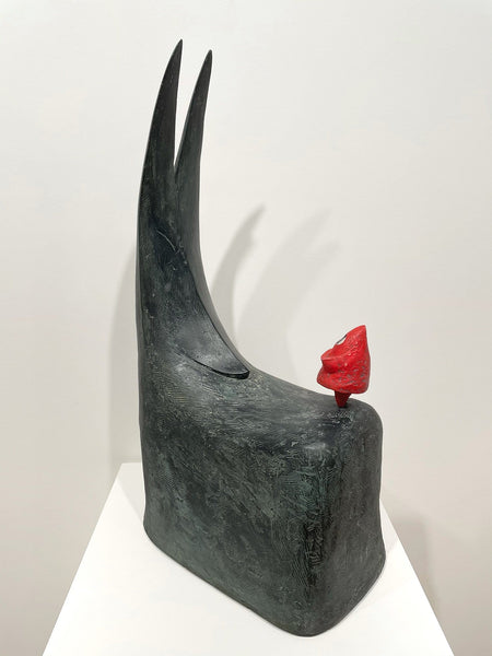 Shaun Tan - "Little Red Riding Hood" - plaster, styrofoam, foil, wood ...