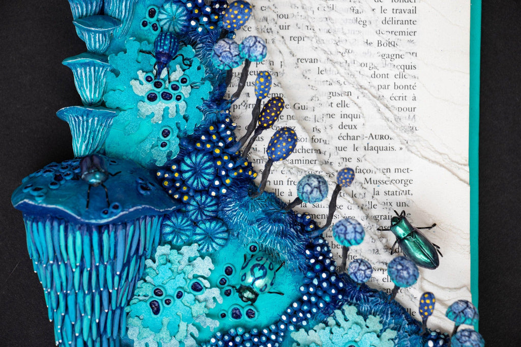 Stephanie Kilgast - "Half Full Half Empty" - mixed media on reclaimed ...