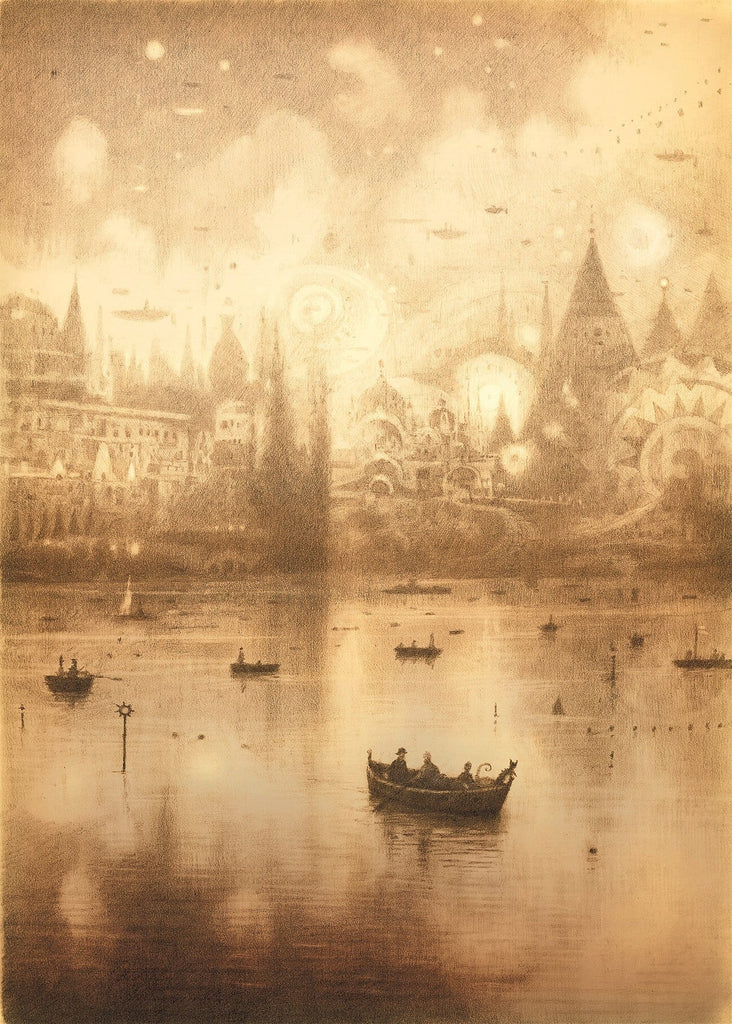 Shaun Tan - "The Lake" - limited edition print of 300 | Beinart Gallery